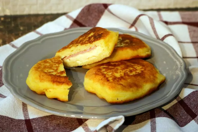 Potato cordon bleu