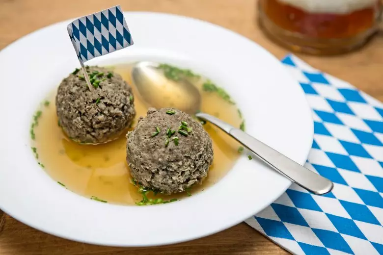 Bavarian liver dumplings