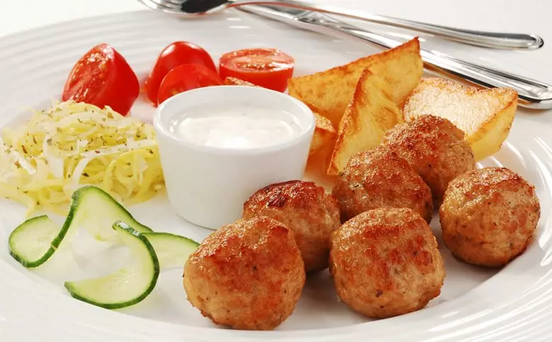 Low calorie meatballs