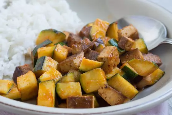 Casserole de courgettes au tofu - recette