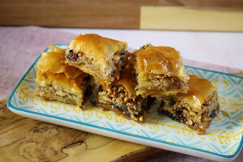 Apricot Almond Baklava