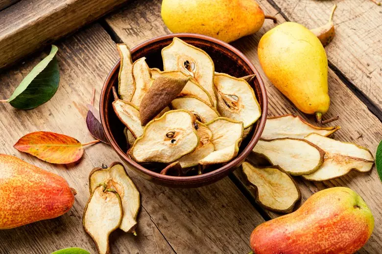 pear chips