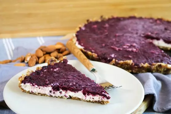 Fridge cake with blueberries and lemon - recipe