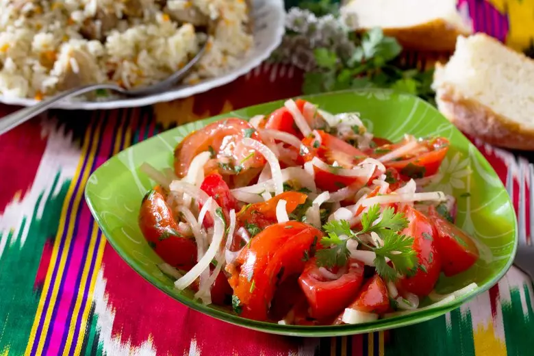 Cilantro Tomatsalat