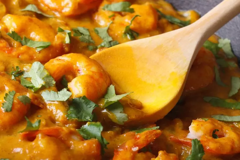 Curry de gamba india