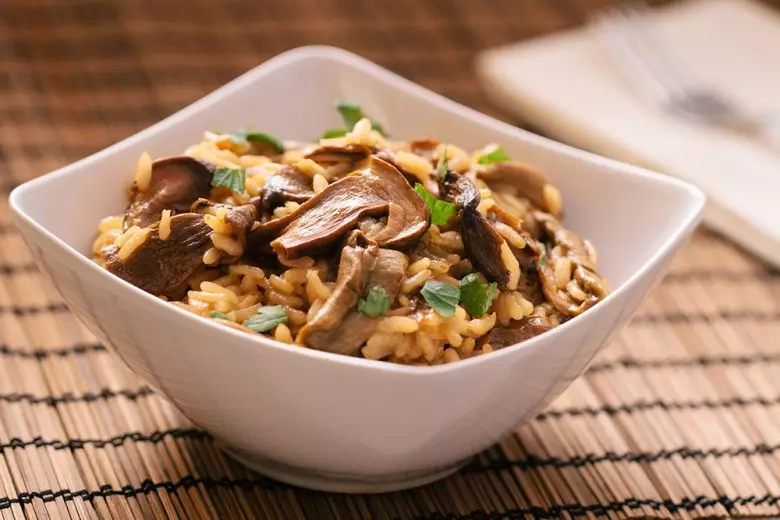 Mushroom risotto