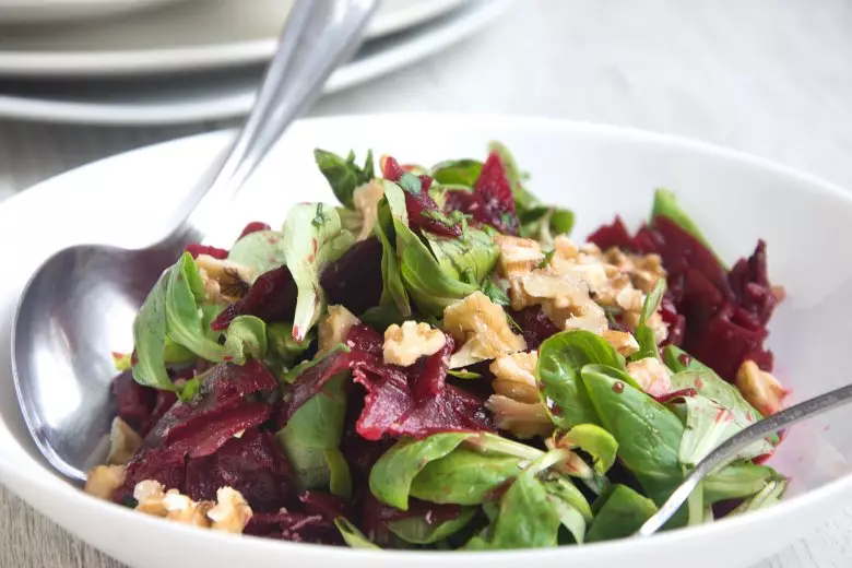 Beetroot with lamb's lettuce