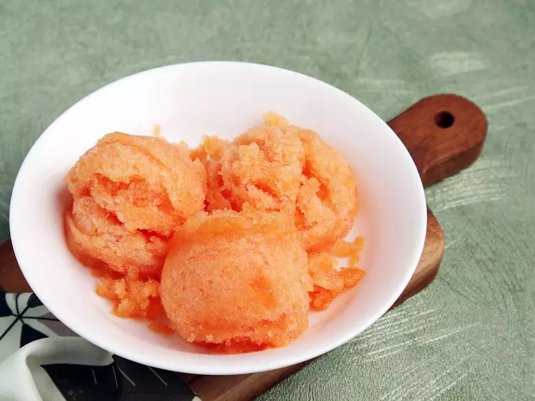 သင်္ဘောသီး sorbet