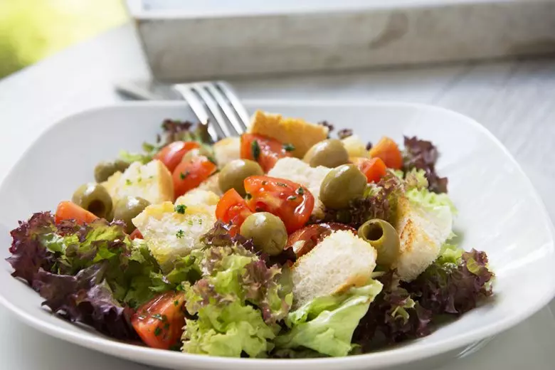 Simple bread salad