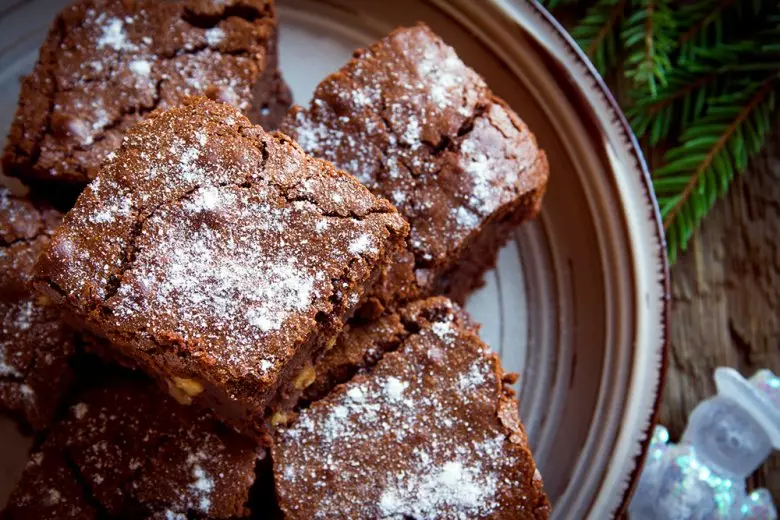 Christmas brownies