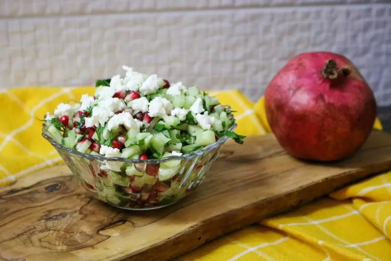 Gúrka tabbouleh