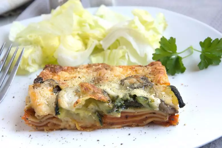 Enkel Veggie Lasagne