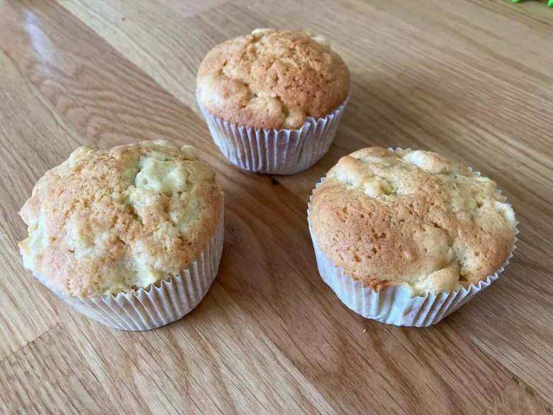 सजिलो स्याउ muffins