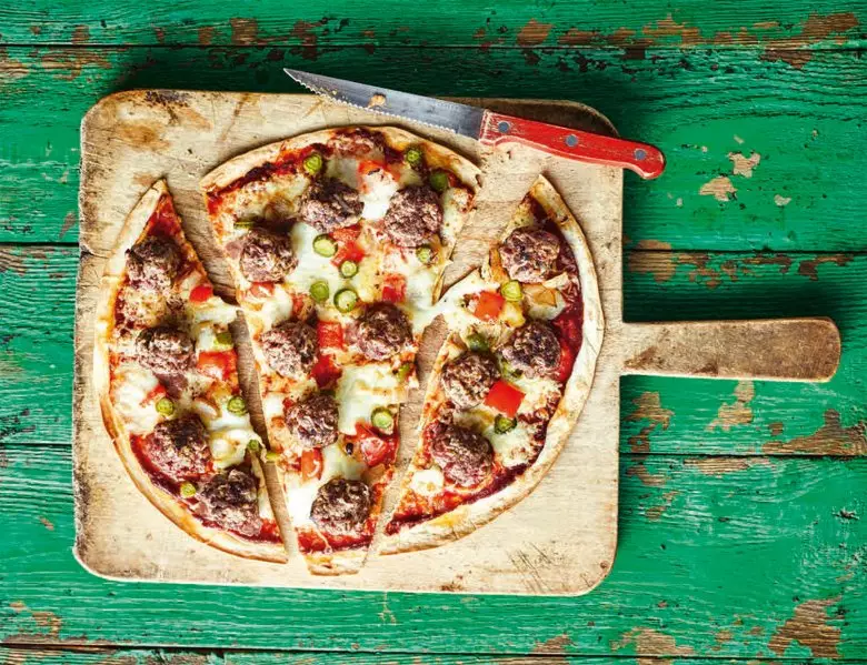 Sou entènèt jwèt Cheeseburger Pizza