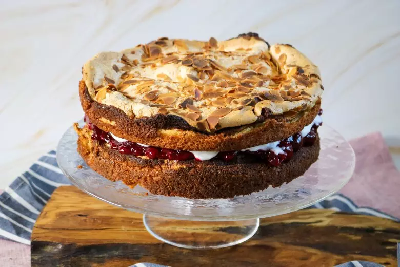 Gâteau aux cerises de luxe