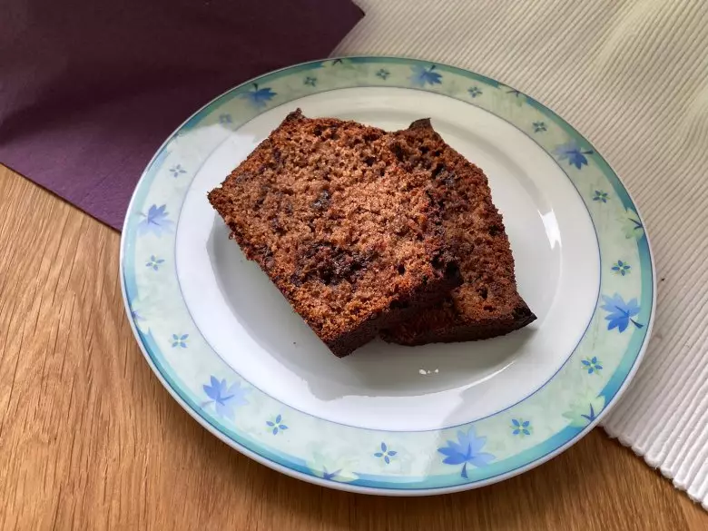 Pastel De Plátano Y Chocolate