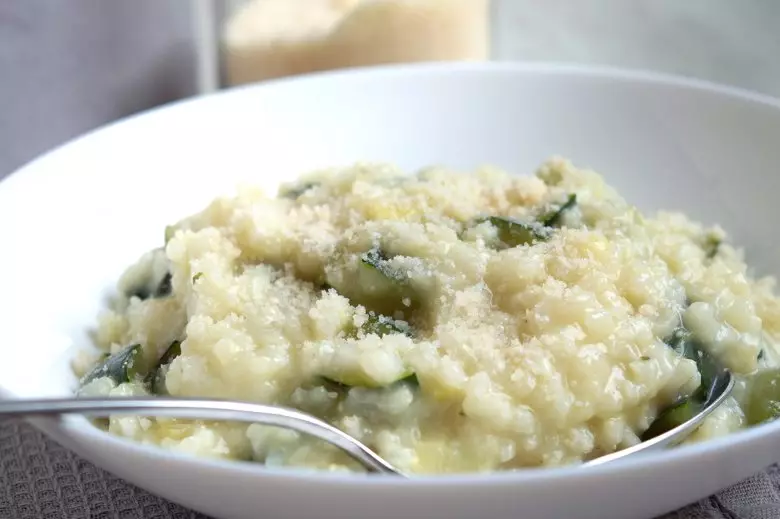 zucchini risotto