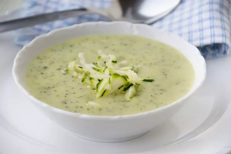 Zucchini raap sop