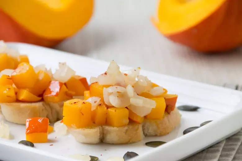 Pumpkin Bruschetta