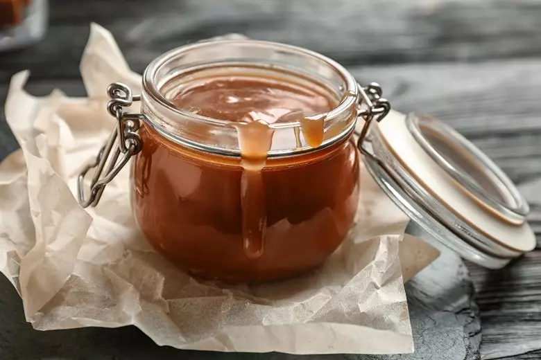 Crema de crema de caramel