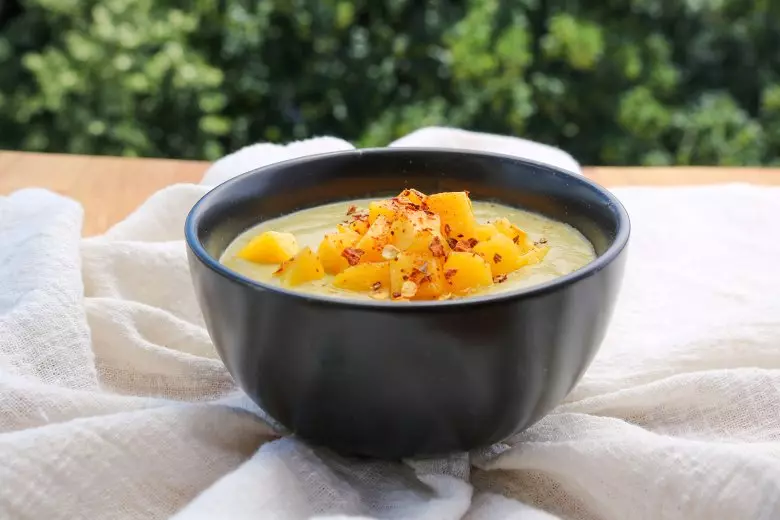 Soup zaboka ak mango