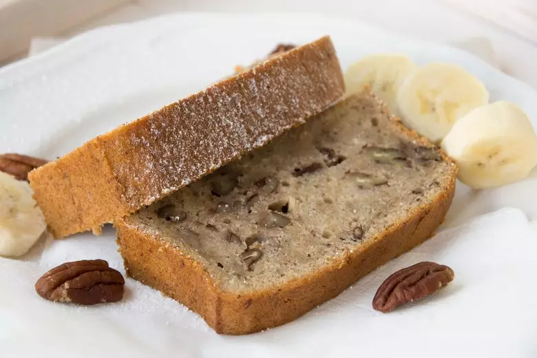 Bananina torta z nizko vsebnostjo ogljikovih hidratov