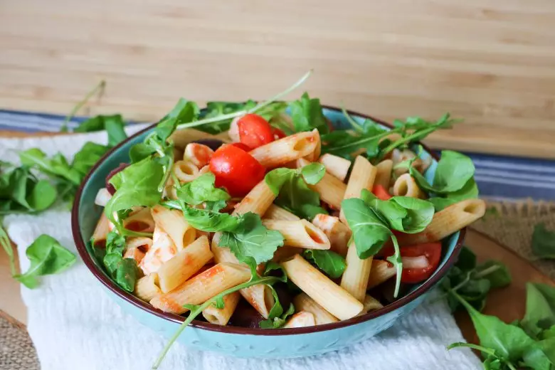 Ensalada de pasta mediterránea