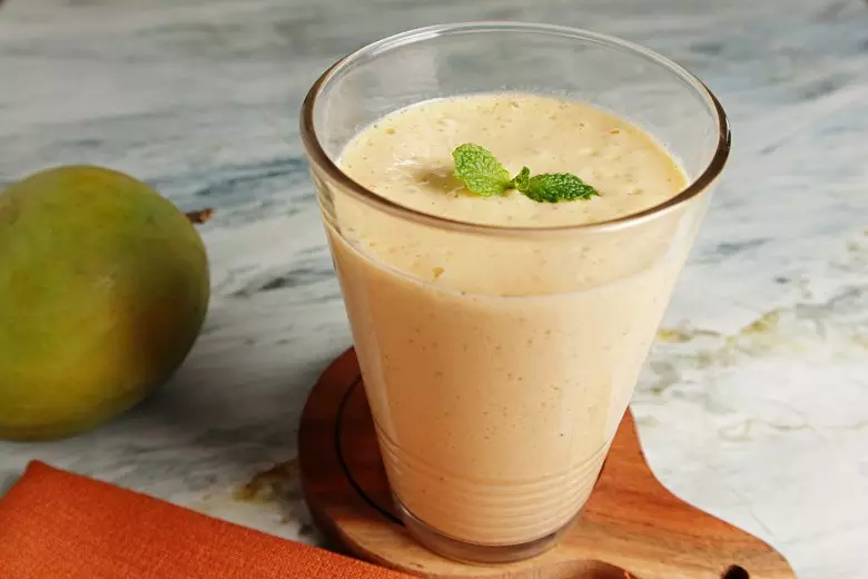 Quick mango lassi